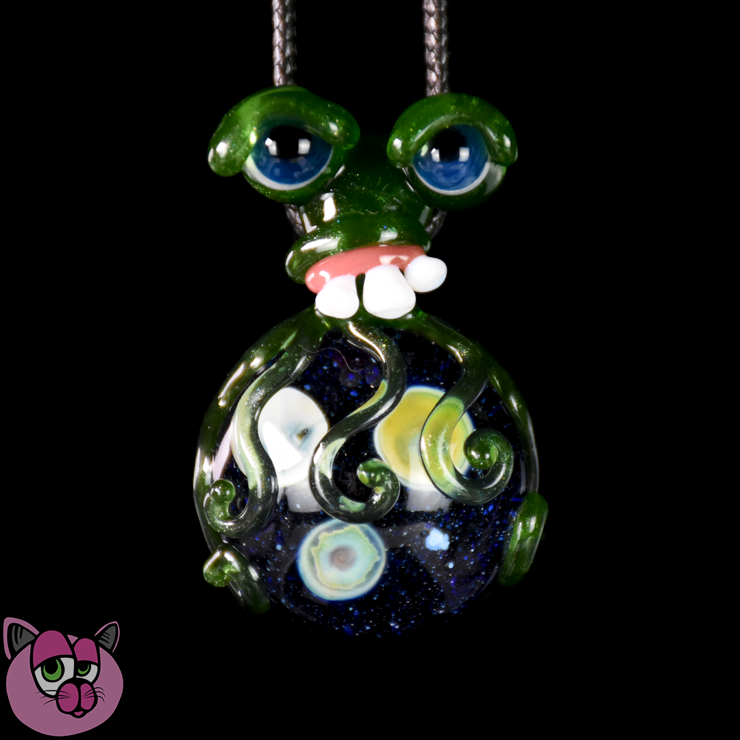 Moonhead Glass x Creature Glass OctoMoon Pendant – Pinky's Online