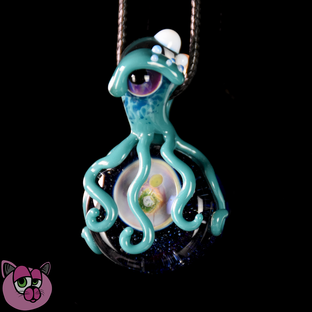 Moonhead Glass x Creature Glass OctoMoon Pendant – Pinky's Online